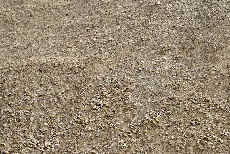 Close Up of Unsifted Natural Dirt with Small Stones Stock Image - Image ...