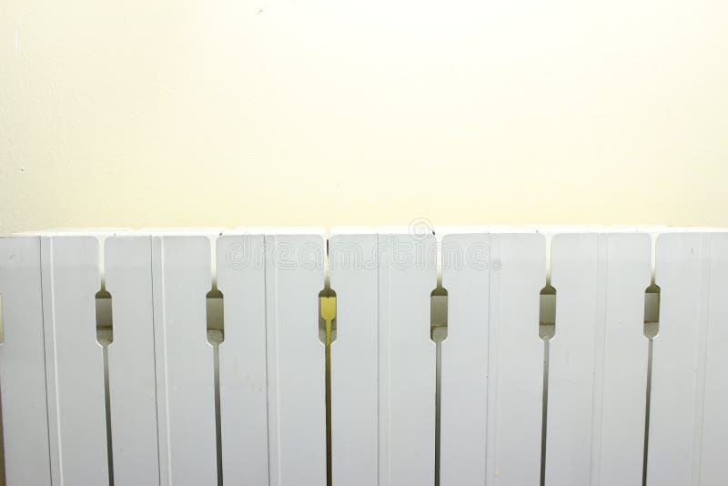 Close Up of the Upper Part of the Radiator Stock Image - Image of metal ...