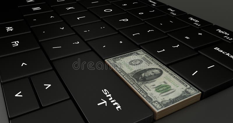 Close Up of USA 500 Dollar Keypad. Editorial Photo - Illustration of ...