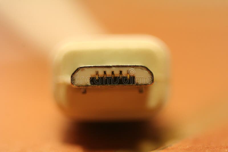 Close-up of a USB Cable Abstract Stock Image - Image of accessory, wire ...