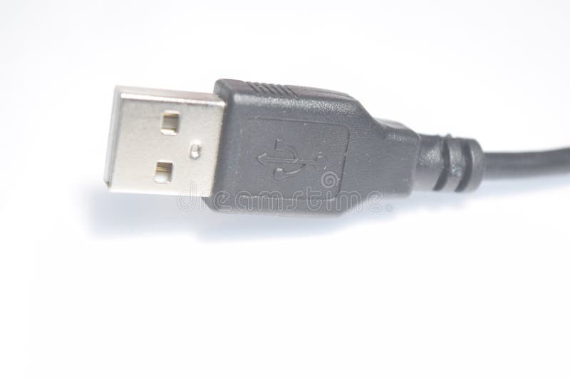 Close up USB connector stock photo. Image of plug, gadget - 129067328