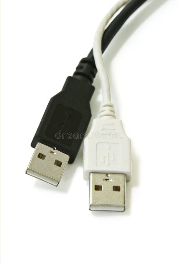 USB cables stock photo. Image of connection, plug, white - 155116