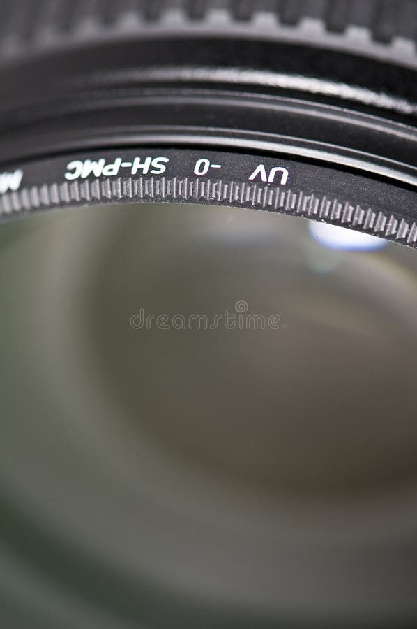 Close Up of an UV Ultraviolet Filter Editorial Image - Image of reflect ...