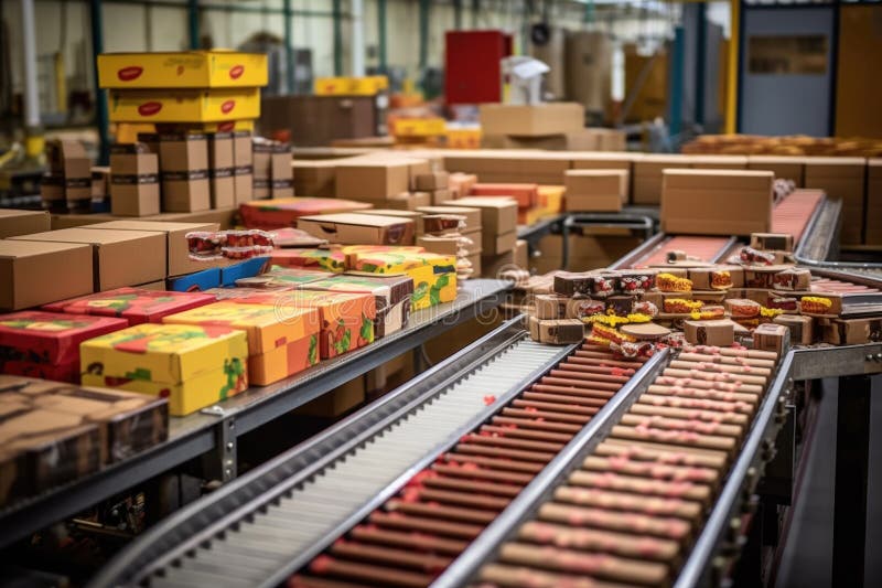 Close-up of Vacuum Sealing Process in Food Packaging Stock Photo ...