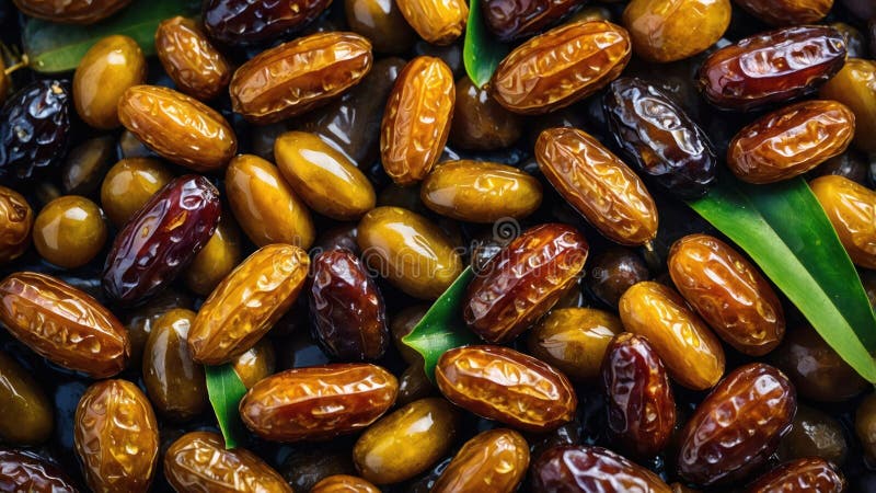 Luscious Dates and Olives: a Close-Up of Sweet and Savory Delights ...
