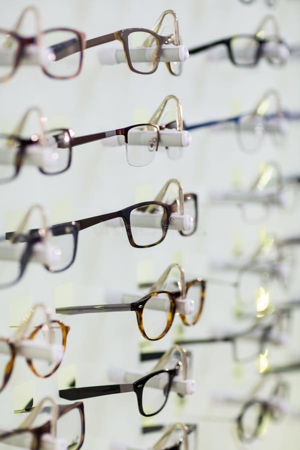 Close-up of Spectacles on Eye Chart Stock Image - Image of chart ...