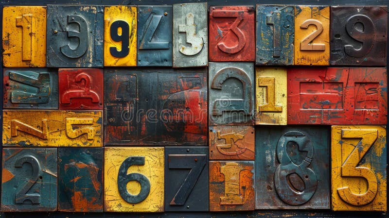 Close Up of Various Typefaces Stock Photo - Image of lines, font: 310013700