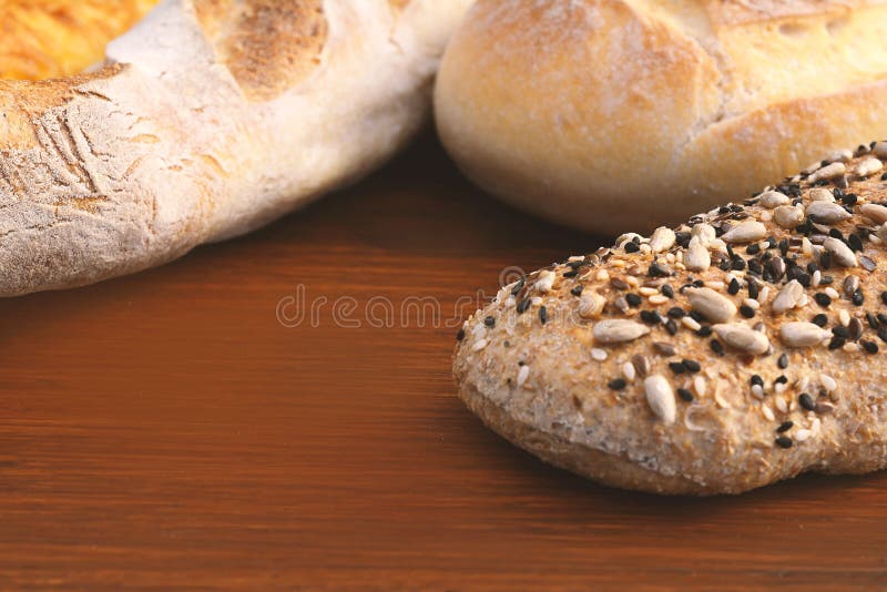 Close Up of Various Types of Bread Stock Photo - Image of assortment ...