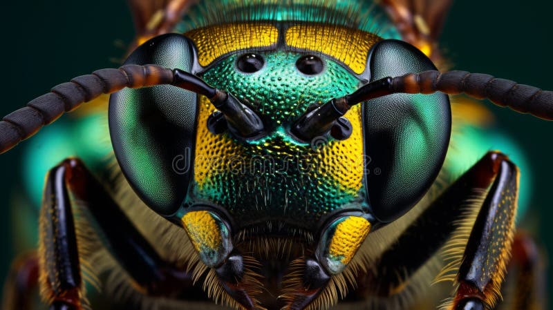 A Close Up of Various Types of Insects, with Different Shapes, Colors ...