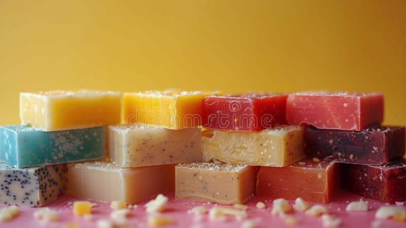 Close Up of Various Types of Soaps Stock Photo - Image of fragrance ...