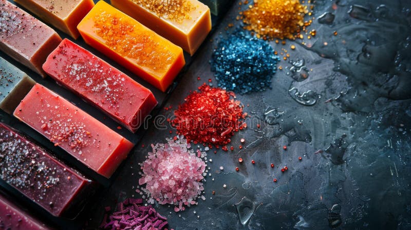 Close Up of Various Types of Soaps Stock Photo - Image of variety ...