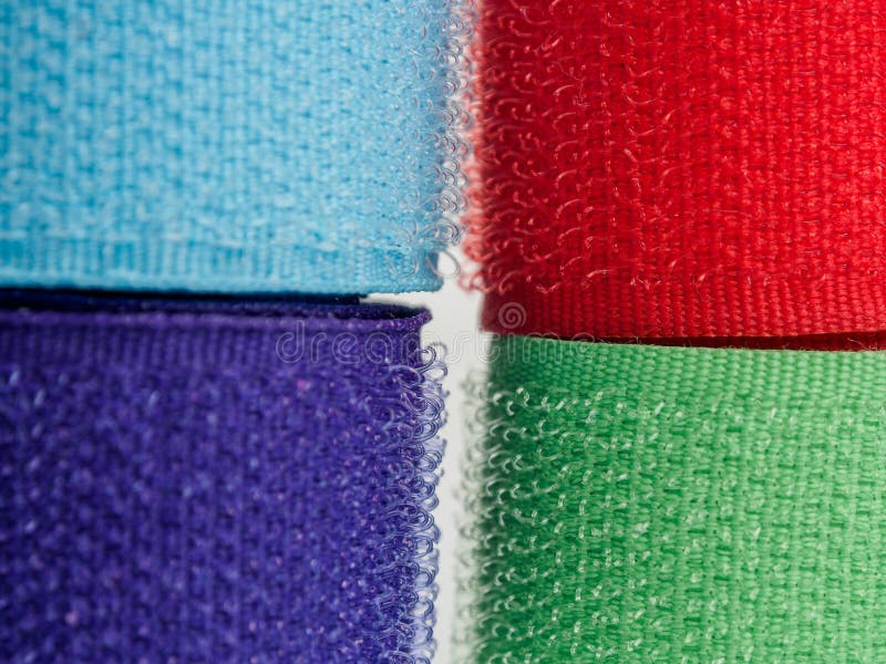 Close-up of Velcro for Clothing: Textured Surface, Ideal for Easy ...
