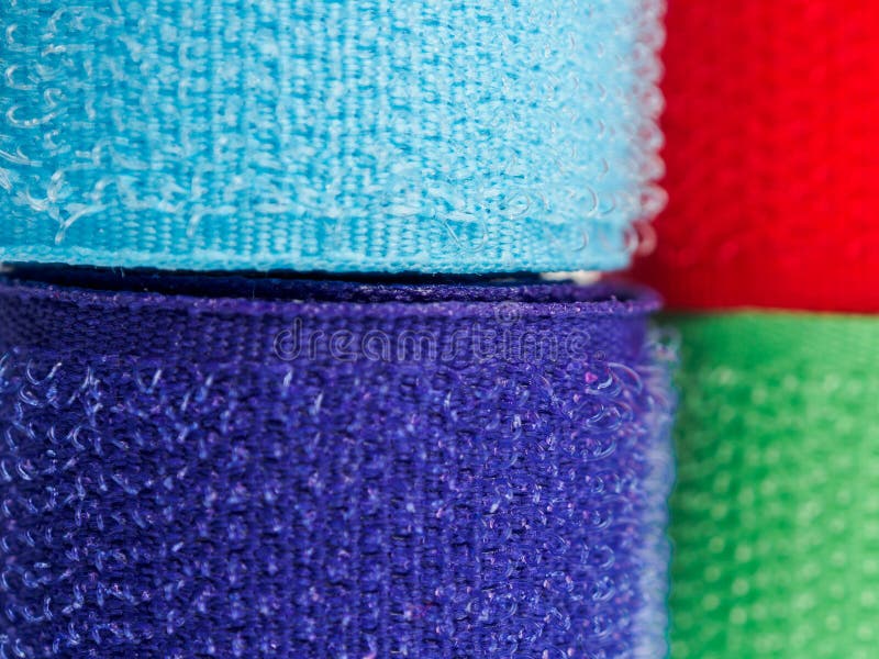 Close-up of Velcro for Clothing: Textured Surface, Ideal for Easy ...