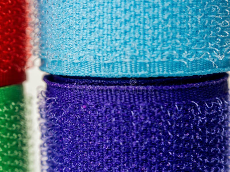 Close-up of Velcro for Clothing: Textured Surface, Ideal for Easy ...