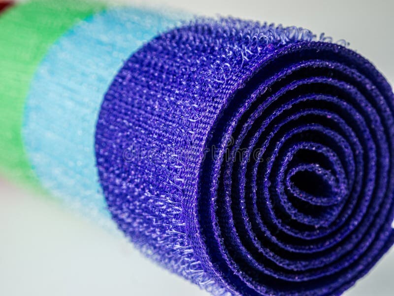 Close-up of Velcro for Clothing: Textured Surface, Ideal for Easy ...