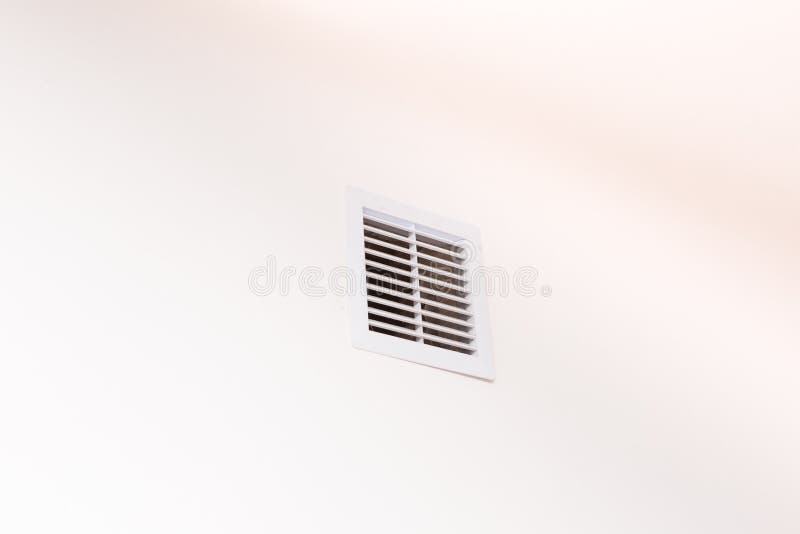 Close Up of Vent on the White Wall Stock Photo - Image of grid ...
