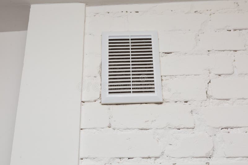 Close Up of Vent on the White Wall Stock Photo - Image of comfort, flow ...