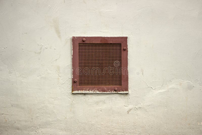 Close Up of Vent. Plastic Ventilation Grid, Piece of Home Ventilation ...