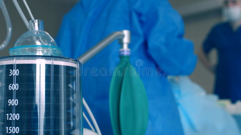 Close-up of a Ventilator during an Operation, 4k Shot. the Movement is ...