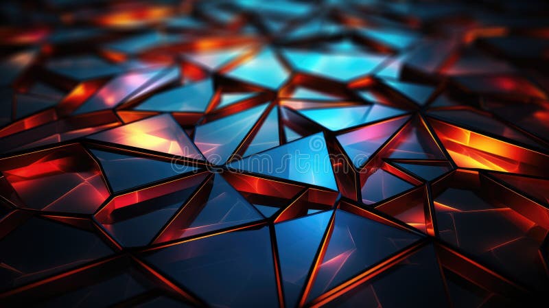 A Close Up of a Very Colorful Abstract Design. Stock Illustration ...