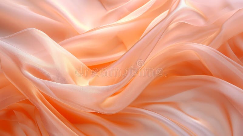 A Close Up of a Very Light Colored Fabric with Some Folds, AI Stock ...