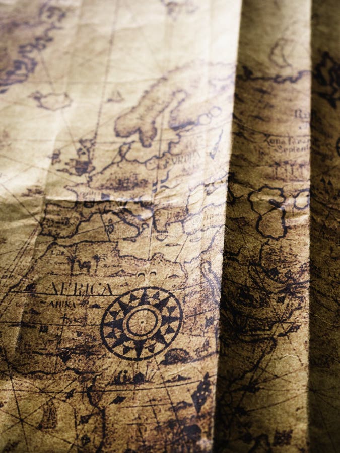 Close up of a old map stock image. Image of frame, history - 220960975