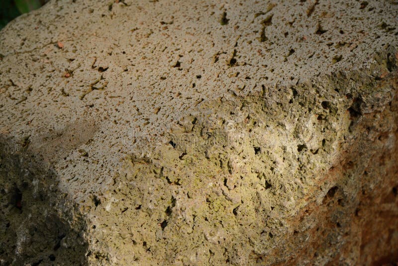 Close-up of Vesicular Basalt Surface Stock Photo - Image of texture ...