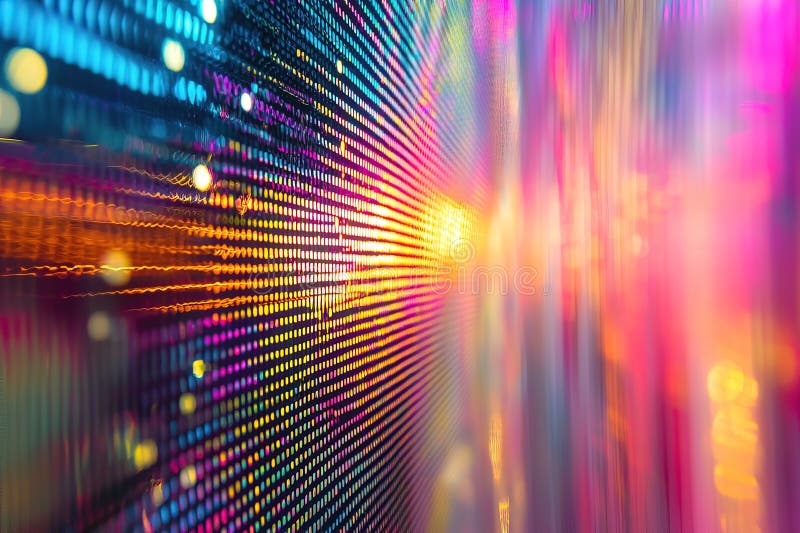 Close-up Vibrant Colorful Retro Abstract Texture Background, Signal on ...