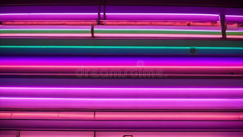 Neon Lights Display stock footage. Video of geometric - 347317374