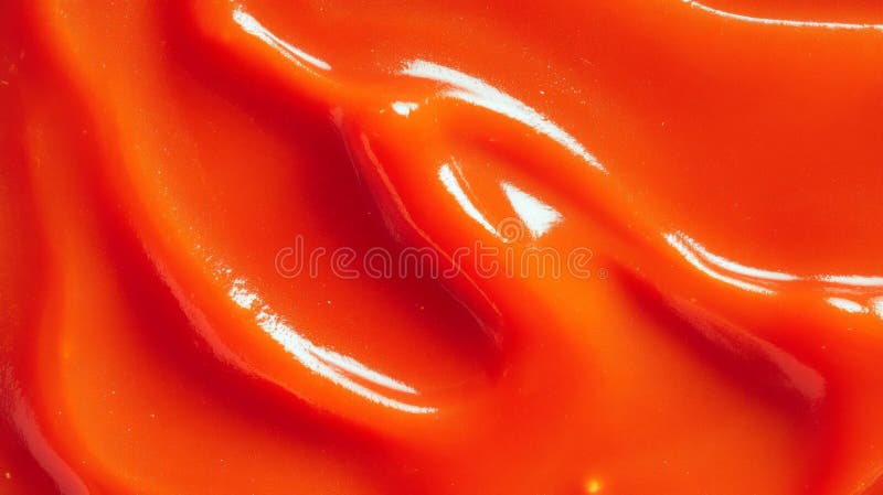 Close Up of Vibrant Tomato Paste Texture for Food Packaging Design ...