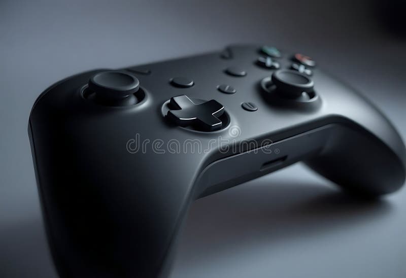 Close Up of a Video Game Controller Stock Illustration - Illustration ...