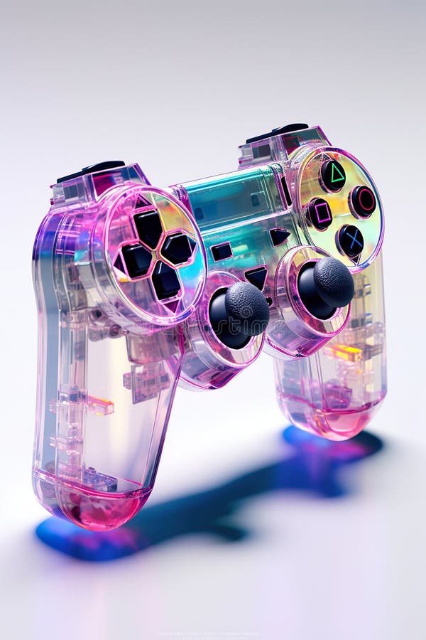 A Close Up of a Video Game Controller. Generative AI Image. Stock Photo ...