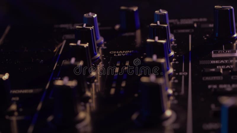 Close-up of DJ Mixing Board in Neon Club Lights Stock Video - Video of ... Close-up of DJ Mixing Board in Neon Club Lights Stock Video - Video of ...