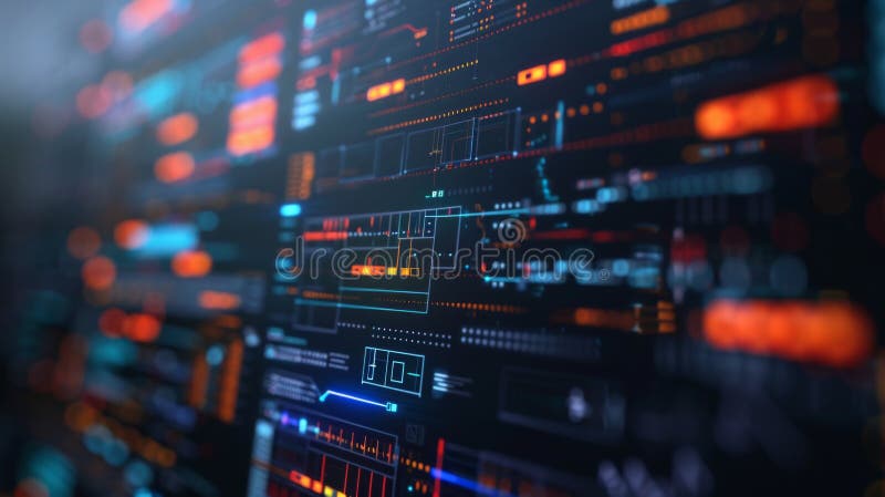 Close-up View of AI Software Optimizing Grant Applications on a ...