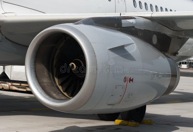 Reaction engine. stock image. Image of airline, plane - 105764175