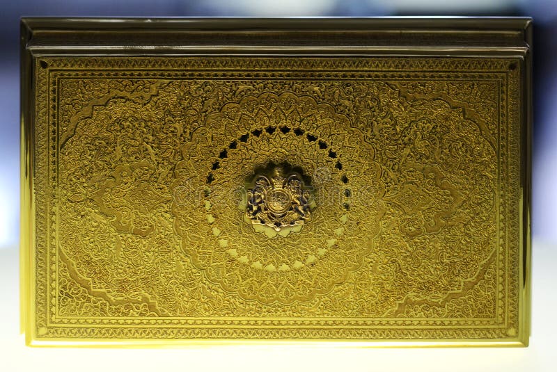 Antique Exhibition Golden Box Editorial Photo - Image of antique ...