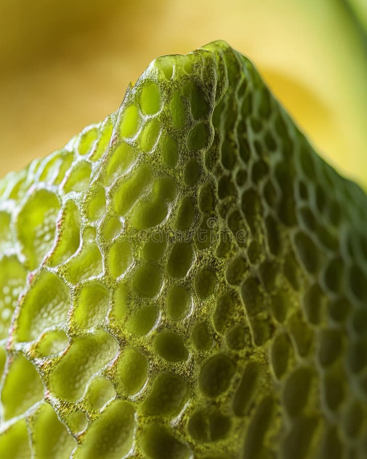 Macro Shot Reveals Intricate Details of Avocado Skin Showcasing Its ...