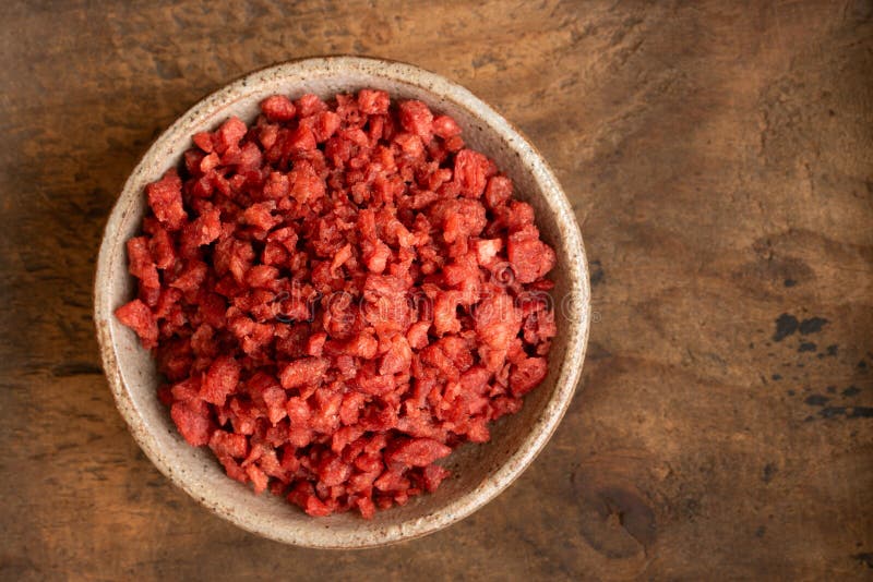 Bacon Bits Spilled from a Jar Stock Image - Image of macro, spilled ...