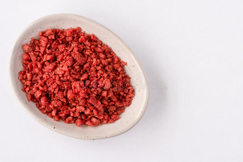 Bacon Bits Spilled from a Jar Stock Image - Image of macro, spilled ...