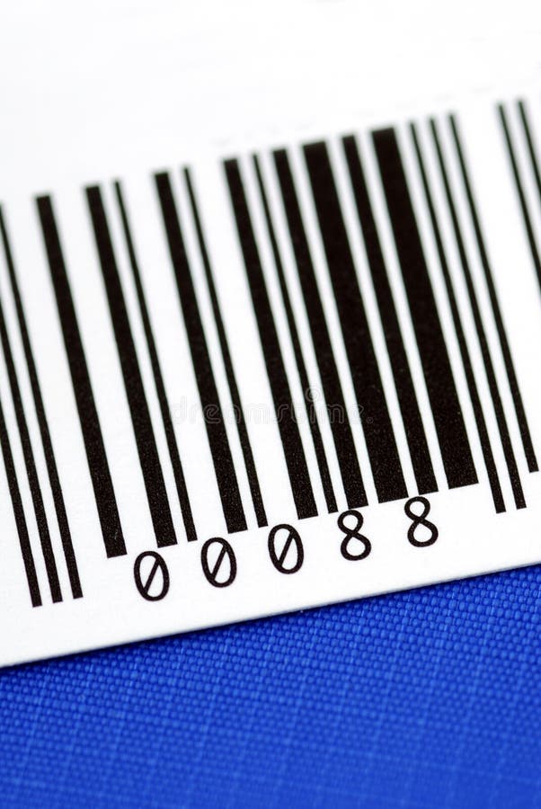 Close Up View of the Bar Code Stock Photo - Image of macro, label: 12707672