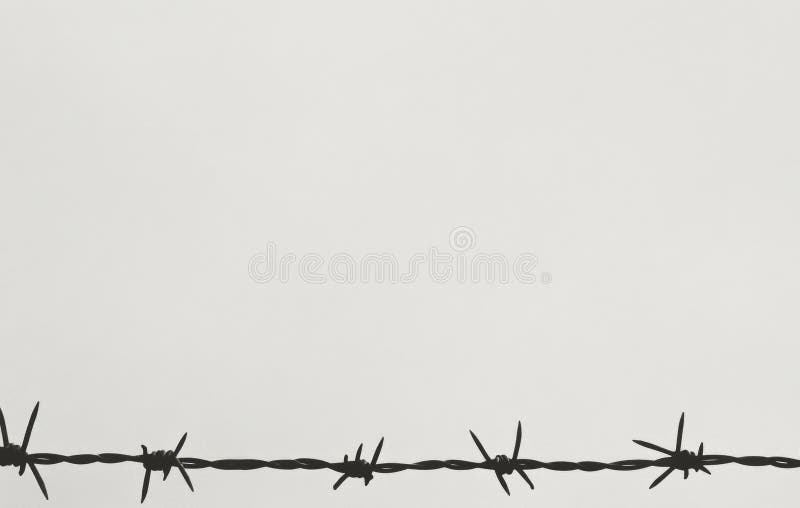Barbed Wire Highlighting Barriers Stock Photos - Free & Royalty-Free ...