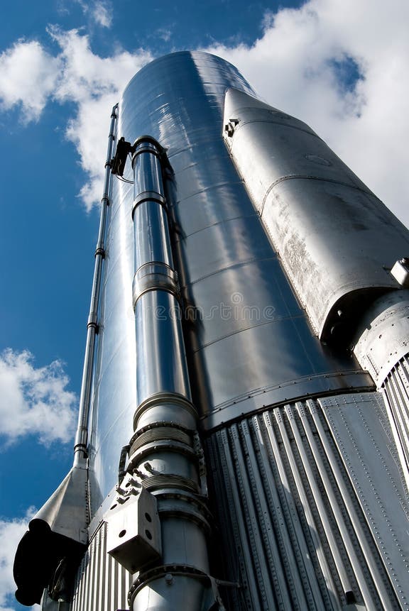 Close-up View from Base of Atlas Rocket Stock Photo - Image of atlas ...
