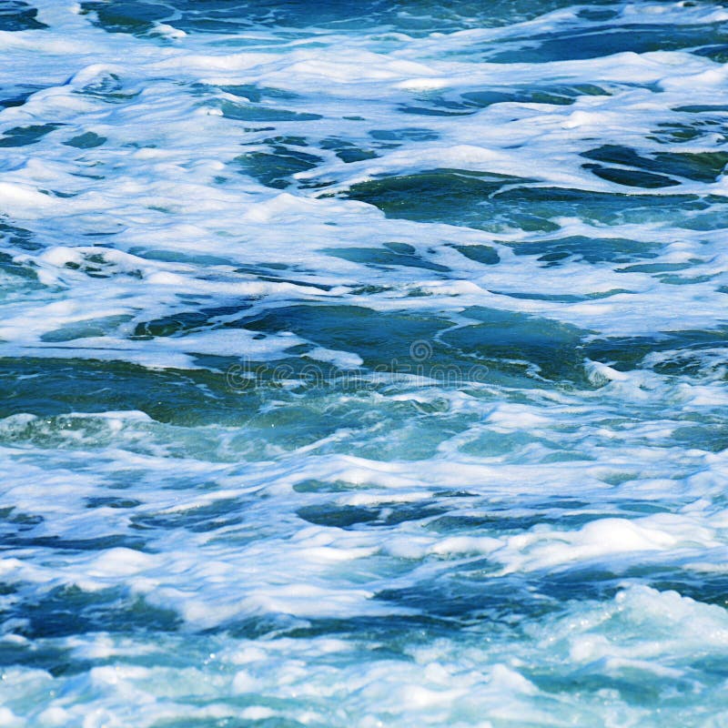 Close Up View of Beautiful Blue Ocean Stock Image - Image of epic ...