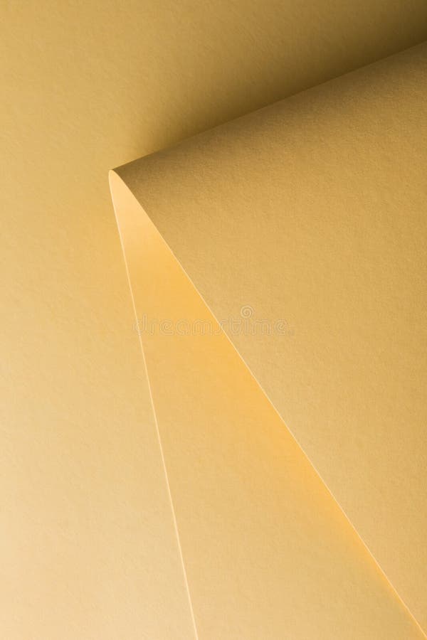 Close-up View of Beautiful Creative Yellow Paper Background Stock Image ...