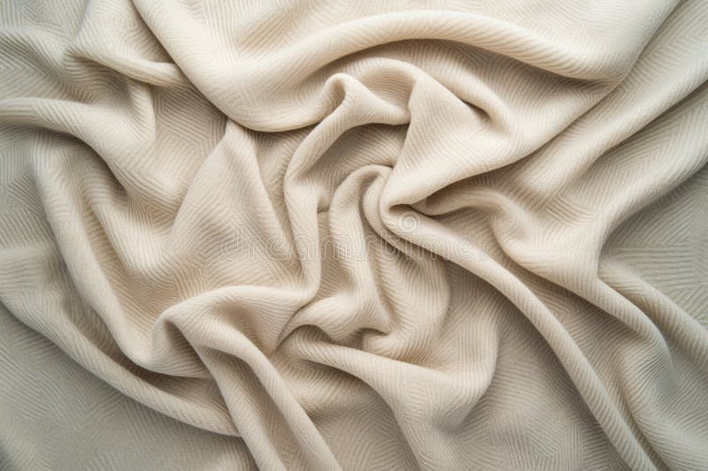 Close-up View of Beige Fabric with Intricate Texture and Pattern ...