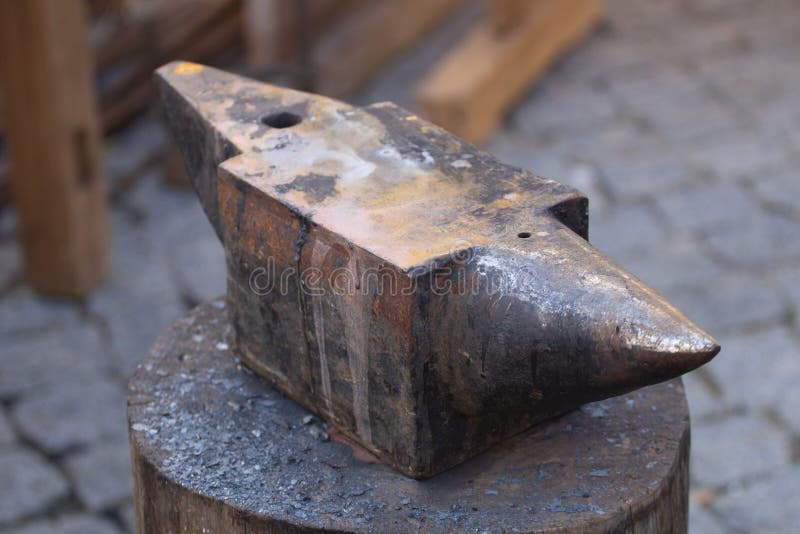 Metal anvil tool stock image. Image of smith, strong - 170433801