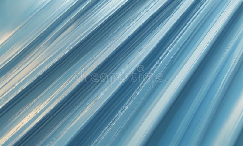 Close-up View Blue Metallic Surface with Diagonal Lines, Creating Sense ...