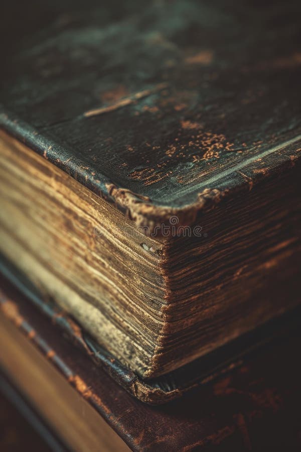 A Close Up View of a Book Placed on a Table. Ideal for Educational or ...