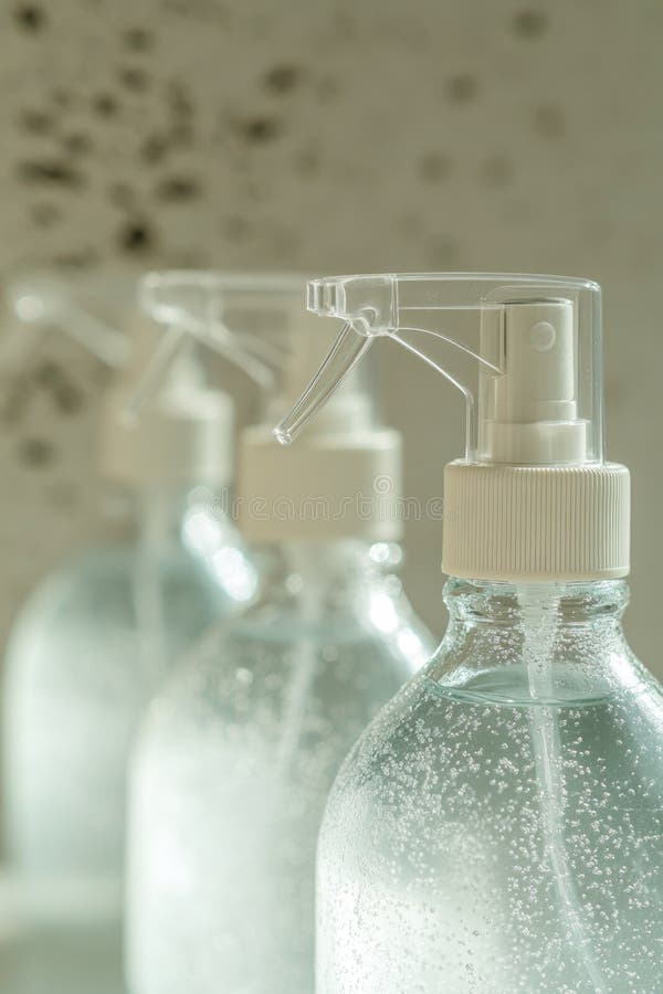 A Close-up View of a Bottle of Liquid, Suitable for Use in Medical or ...