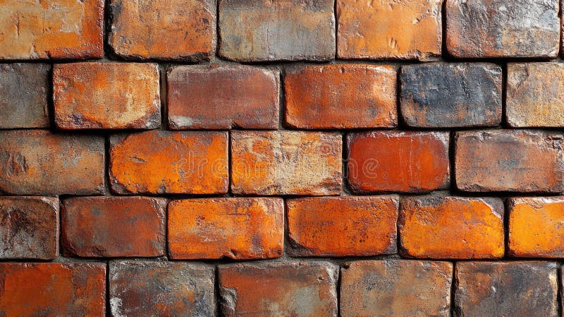 A Close-up View of a Brick Wall with Texture and Details Stock Image - Image of rustic ...